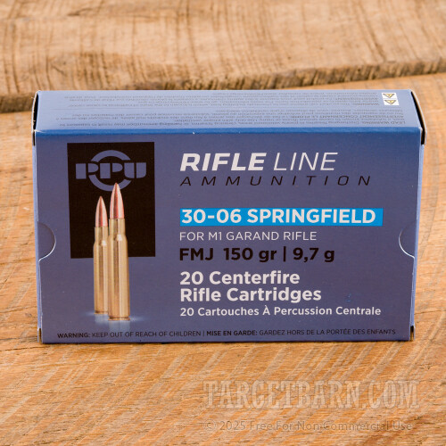 Prvi Partizan M1 Garand 30-06 150 Grain FMJ - 20 Rounds