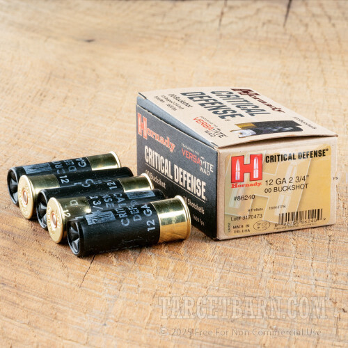 Hornady Critical Defense 12 Gauge 2-3/4" 00 Buckshot - 10 Rounds