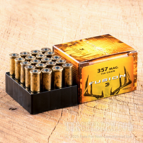 Federal Fusion 357 Magnum 158 Grain Fusion - 20 Rounds