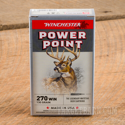 Winchester 270 Win 130 Grain SP - 20 Rounds