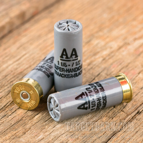 Winchester AA Tracker Black 12 Gauge 2-3/4" 1-1/8 oz #7.5 Shot - (25 ...