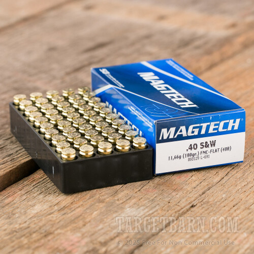 Magtech 40 S&W 180 Grain FMJ Cartridges - 1000