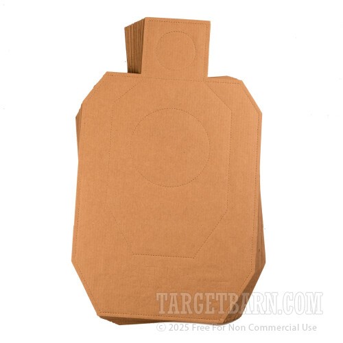 Official IDPA Targets - 100 Cardboard Targets