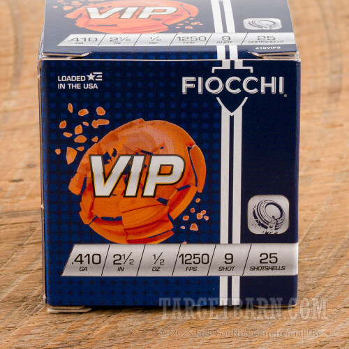 Fiocchi 410 Bore 2-1/2" 1/2 oz #9 Shot - 25 Rounds