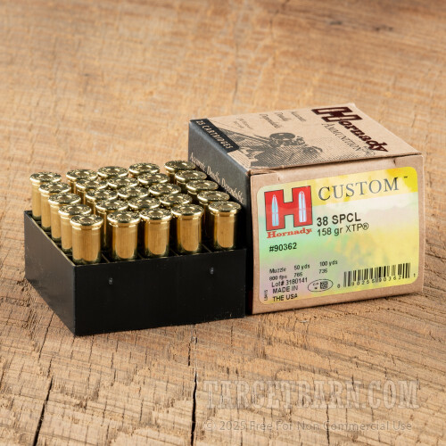 Hornady Custom 38 Special 158 Grain XTP - 25 Rounds