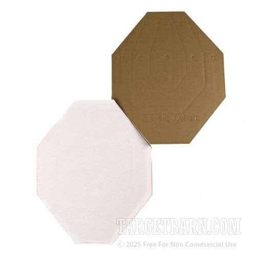 Optional USPSA Targets for Sale - Classic Design - 100 Pack