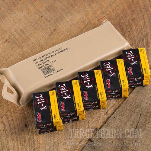 PMC Battle Pack 5.56 NATO 55 Grain FMJ Cartridges - 1000