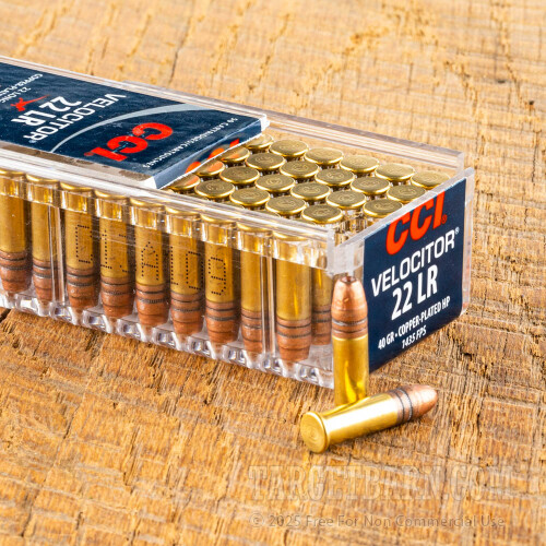 CCI Velocitor 22 LR 40 Grain CPHP - 500 Rounds