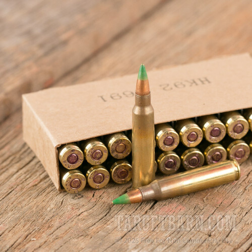 Winchester M855 Ball 5.56 NATO 62 Grain FMJ Cartridges - 1000