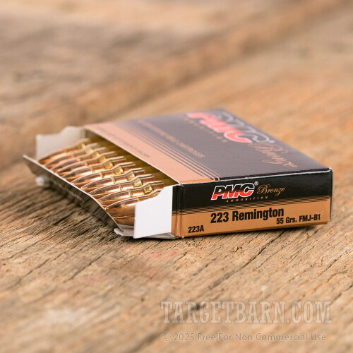 PMC Bronze Battle Pack 223 Remington 55 Grain FMJBT - 200 Rounds