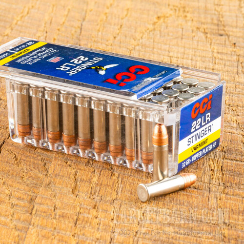 CCI Stinger 22 LR 32 Grain CPHP – 500 Rounds