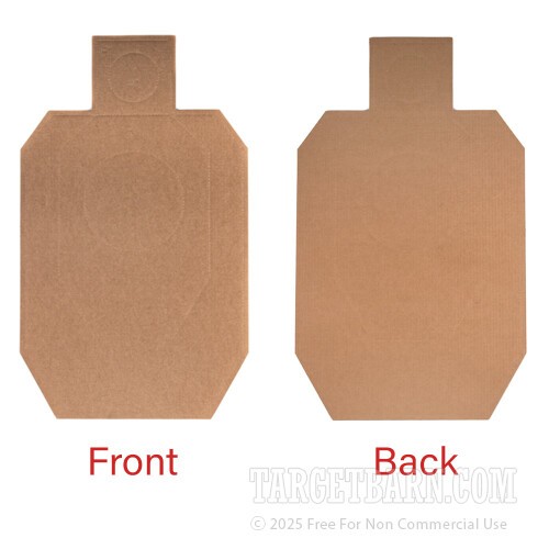 Official IDPA Targets - 100 Cardboard Targets