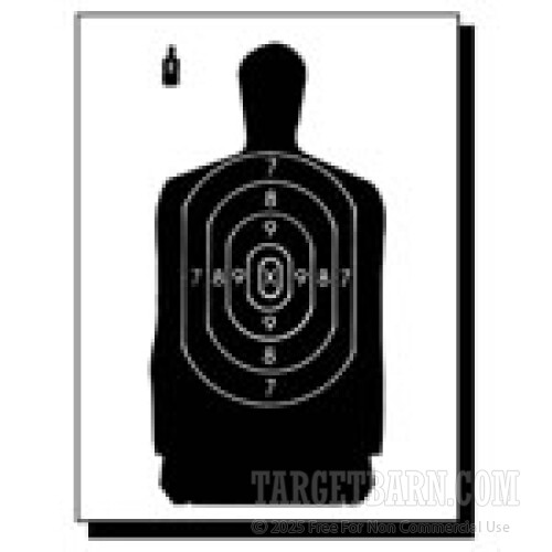 B-29 (24"x45") Police Silhouette Targets for Sale