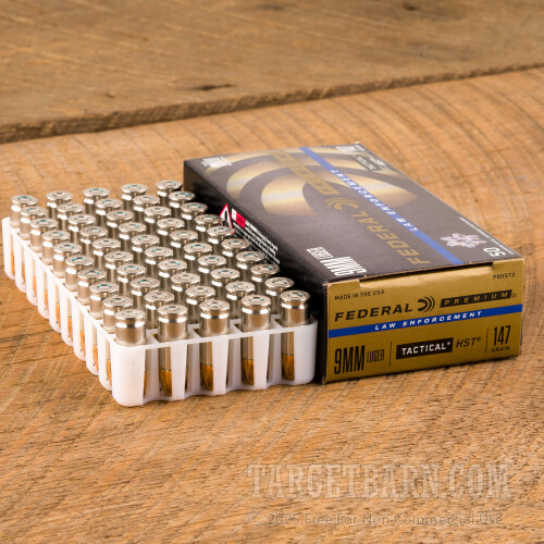 Federal Premium Law Enforcement 9mm Luger 147 Grain JHP - 50 Rounds