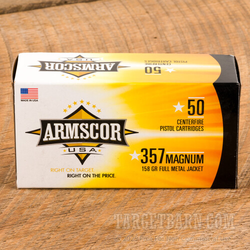 Armscor 357 Magnum 158 Grain FMJ - 50 Rounds