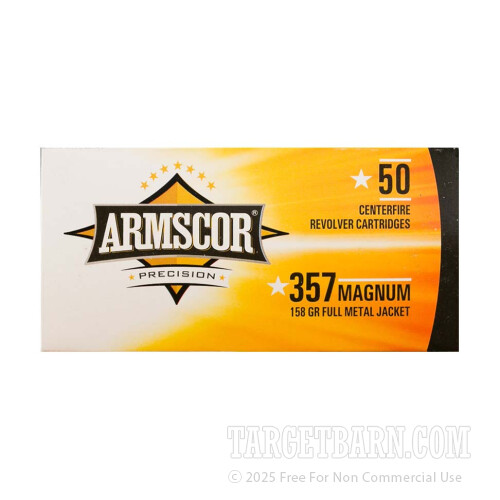 Armscor 357 Mag 158 Grain FMJ - (1000 Rounds)