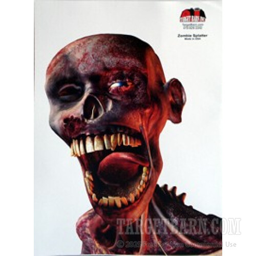 Zombie Splatter Targets - 12"x18" for Sale at Target Barn