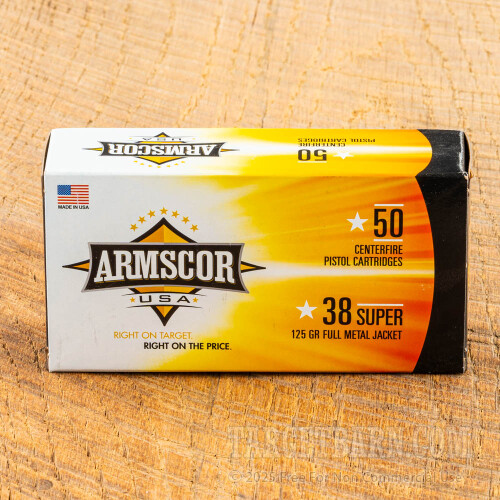 Armscor 38 Super 125 FMJ - 1000 Rounds