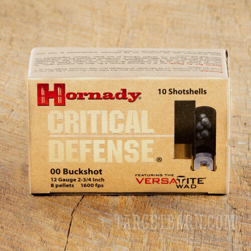 Hornady Critical Defense 12 Gauge 2-3/4" 00 Buckshot - 10 Rounds