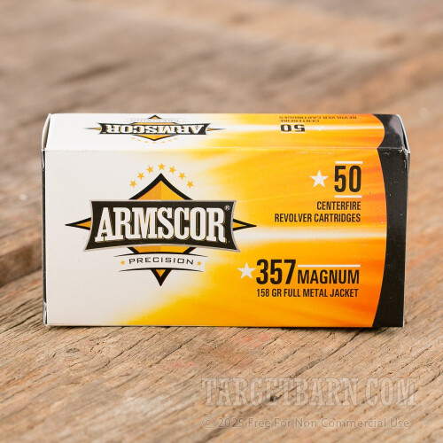 Armscor 357 Magnum 158 Grain FMJ - 50 Rounds
