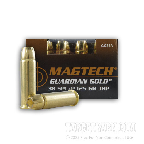 Magtech Guardian Gold 38 Special +P 125 Grain JHP - 20 Rounds