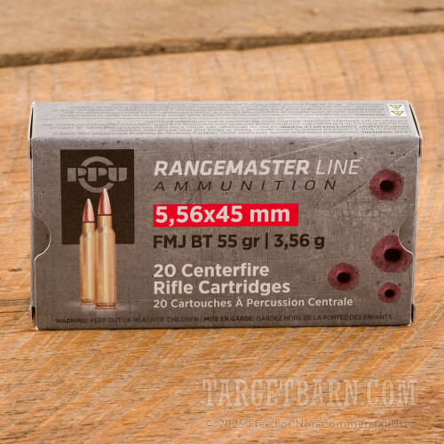 Prvi Partizan 5.56x45 55 Grain FMJBT - 1000 Rounds