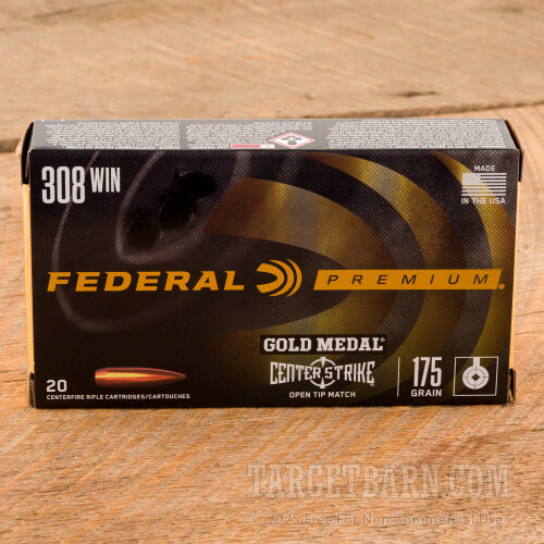 Federal 308 Win 175 Grain OTM - 200 Rounds