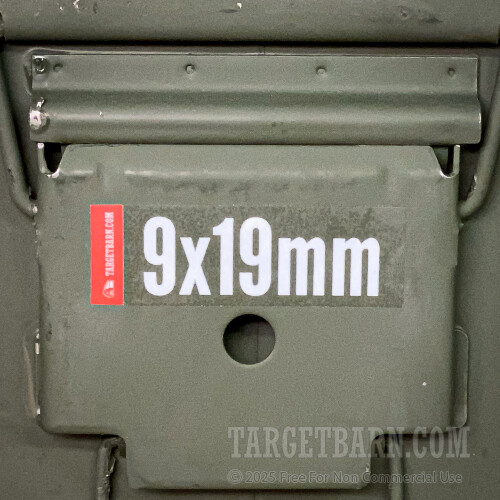 Target Barn 9x19mm Ammo Can Label - 1 Count