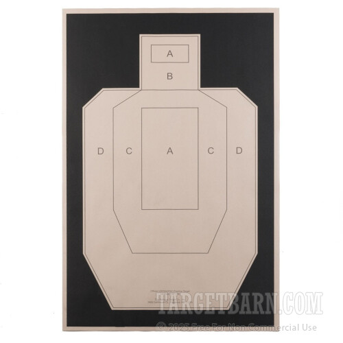 Paper IPSC Targets for Sale - Great for Practice