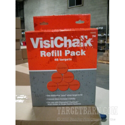 Champion VisiChalk 2.5 Inch Orange Breakable Chalk Target Refill Pack ...