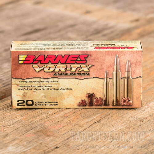 Barnes VOR-TX 223 Remington 55 Grain TSX Cartridges - 20