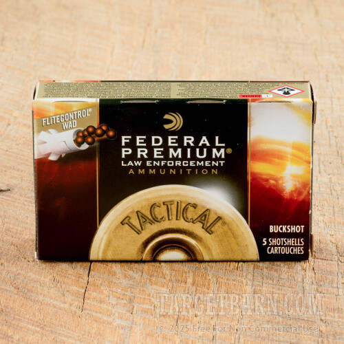 Federal Law Enforcement 12 Gauge 2-3/4" 00 Buckshot - 250 Rounds